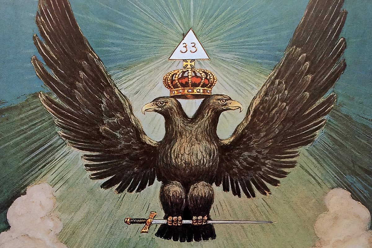 The Two Headed Eagle Of The Ancient And Accepted Rite Freemasons 